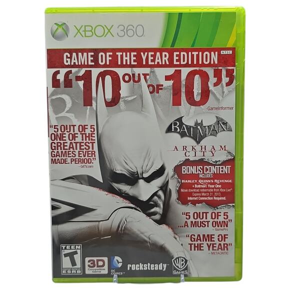 Microsoft | Video Games & Consoles | Batman Arkham City Game Of The ...